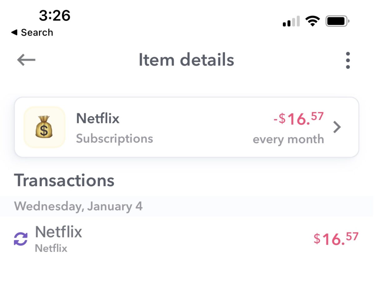 Upcoming Items Report - Weekly | A Budget Planner and Spending Tracker