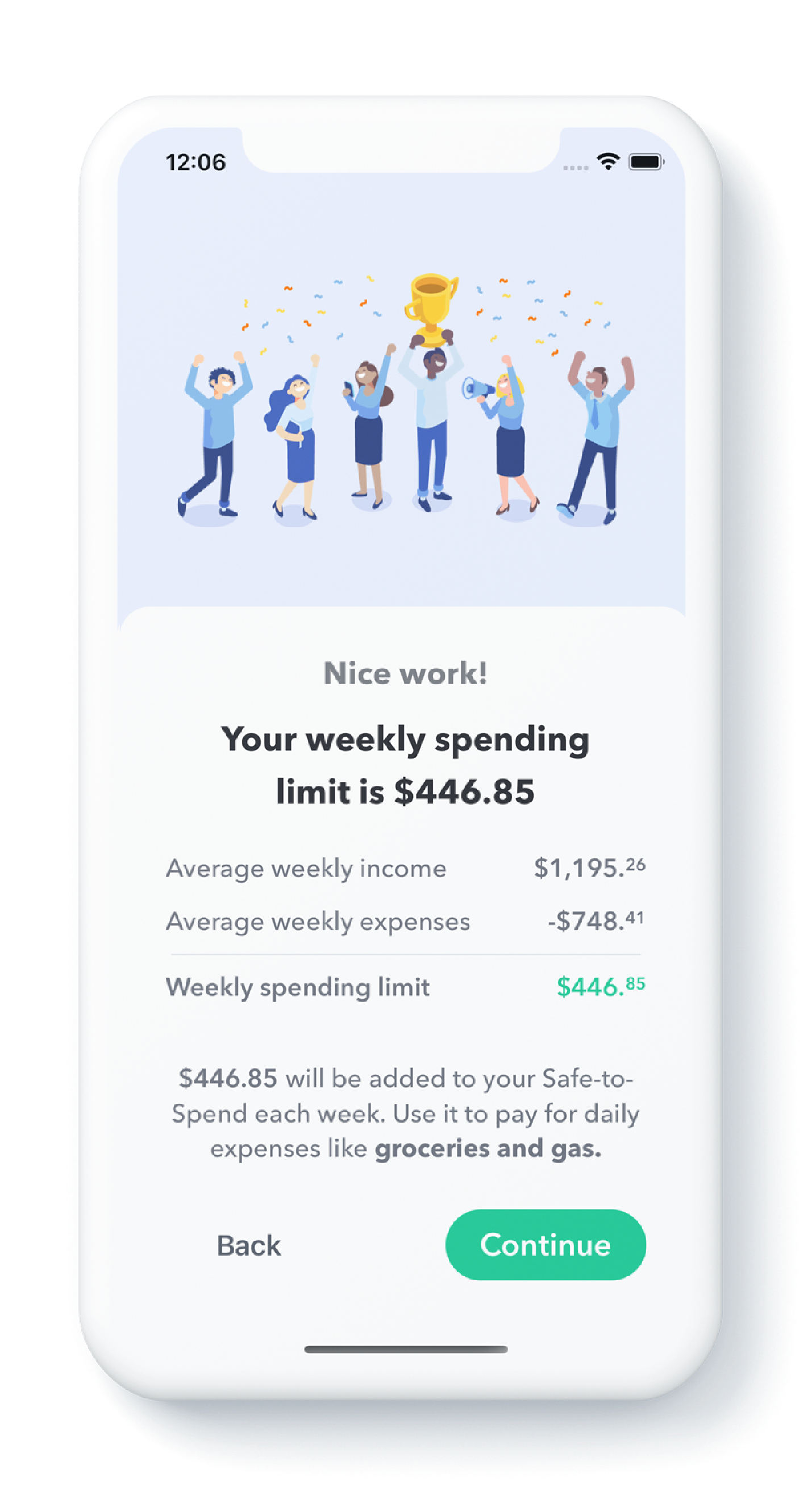 How is my weekly spending limit calculated? - Weekly | A Better Budget App