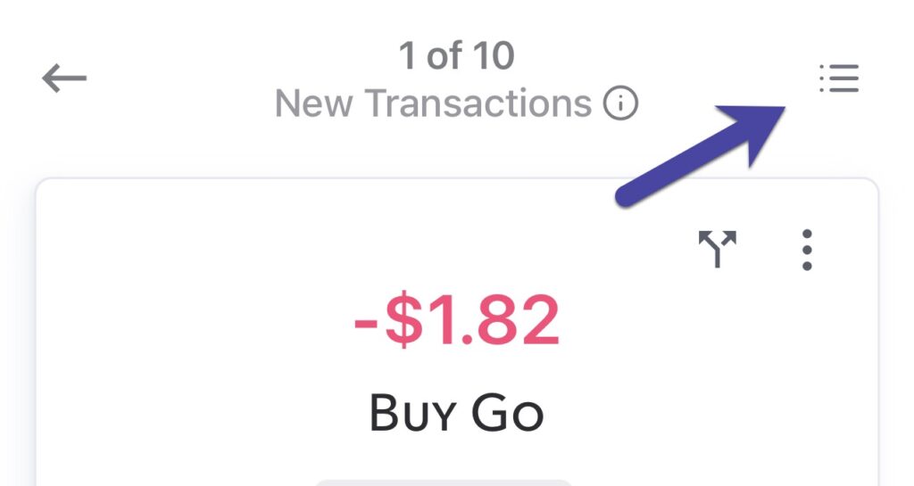 Transaction Review List - Weekly | A Budget Planner and Spending Tracker